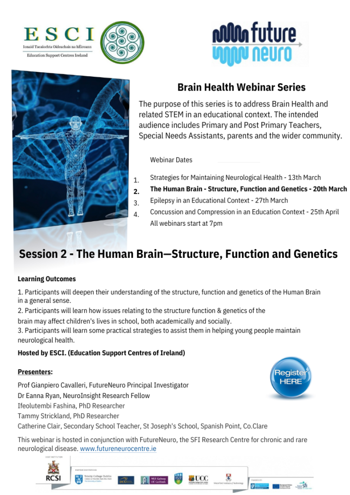 ESCI: The Human Brain - Structure, Function and Genetics-Post Primary - Welcome to Galway ...