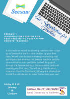 Seesaw 1 – An Introduction for Teachers-Primary - Welcome to Galway ...