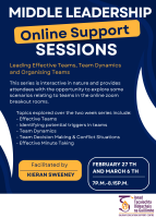 Middle Leadership Series - Leading Effective Teams, Team Dynamics and ...