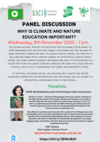 Panel Discussion: Why is Climate and Nature education important?-Post ...